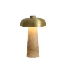 Buy Rechargeable Yellow Cave Stone Table Lamp with Three Levels of ...