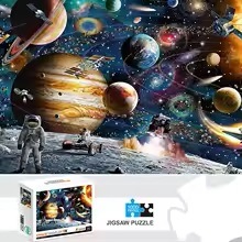 Buy Space Traveler Jigsaw Puzzle for Adults, Home Decor, Fun Puzzles ...