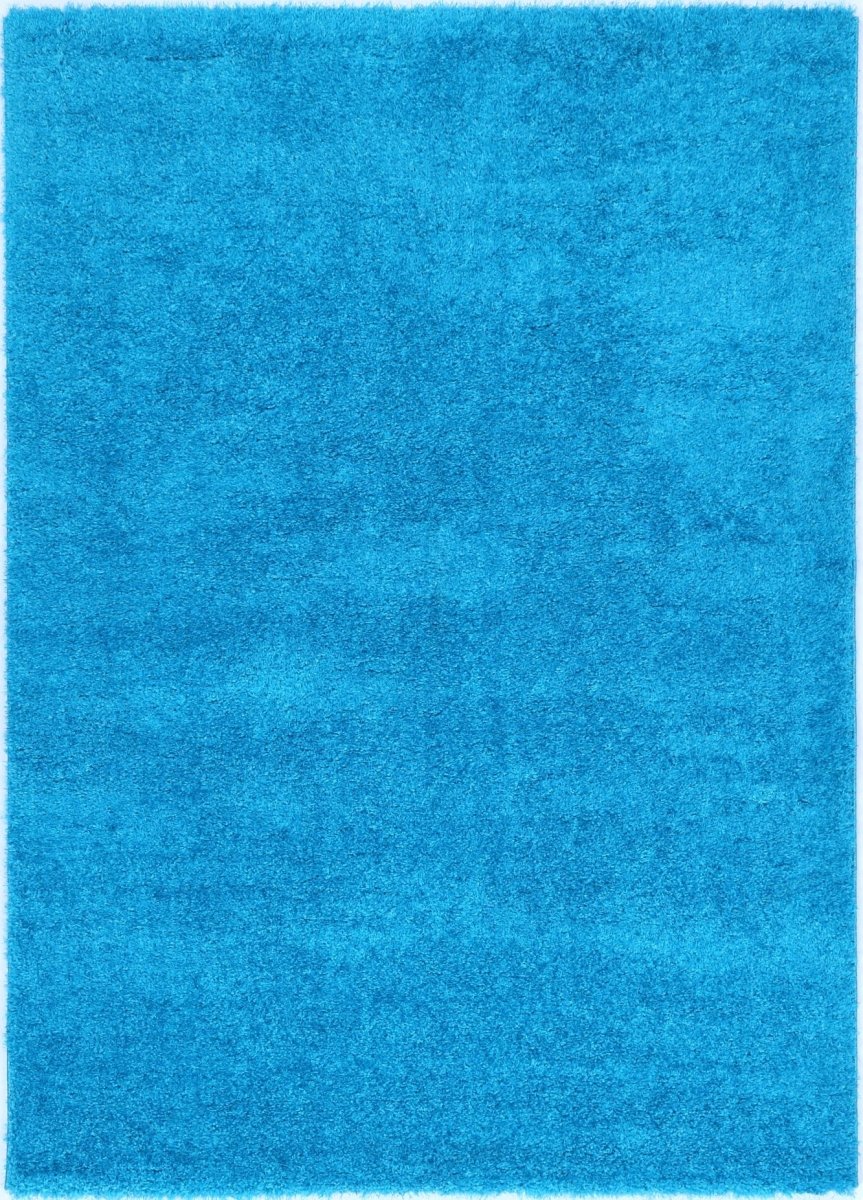 Buy Puff Soft Shaggy Teal Rug - MyDeal Australia