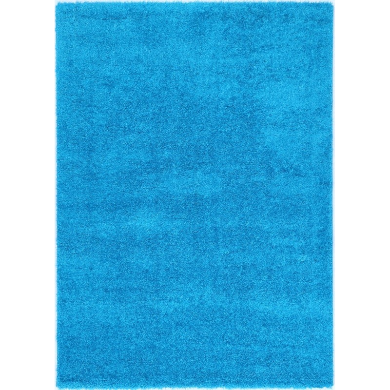 Buy Puff Soft Shaggy Teal Rug - MyDeal