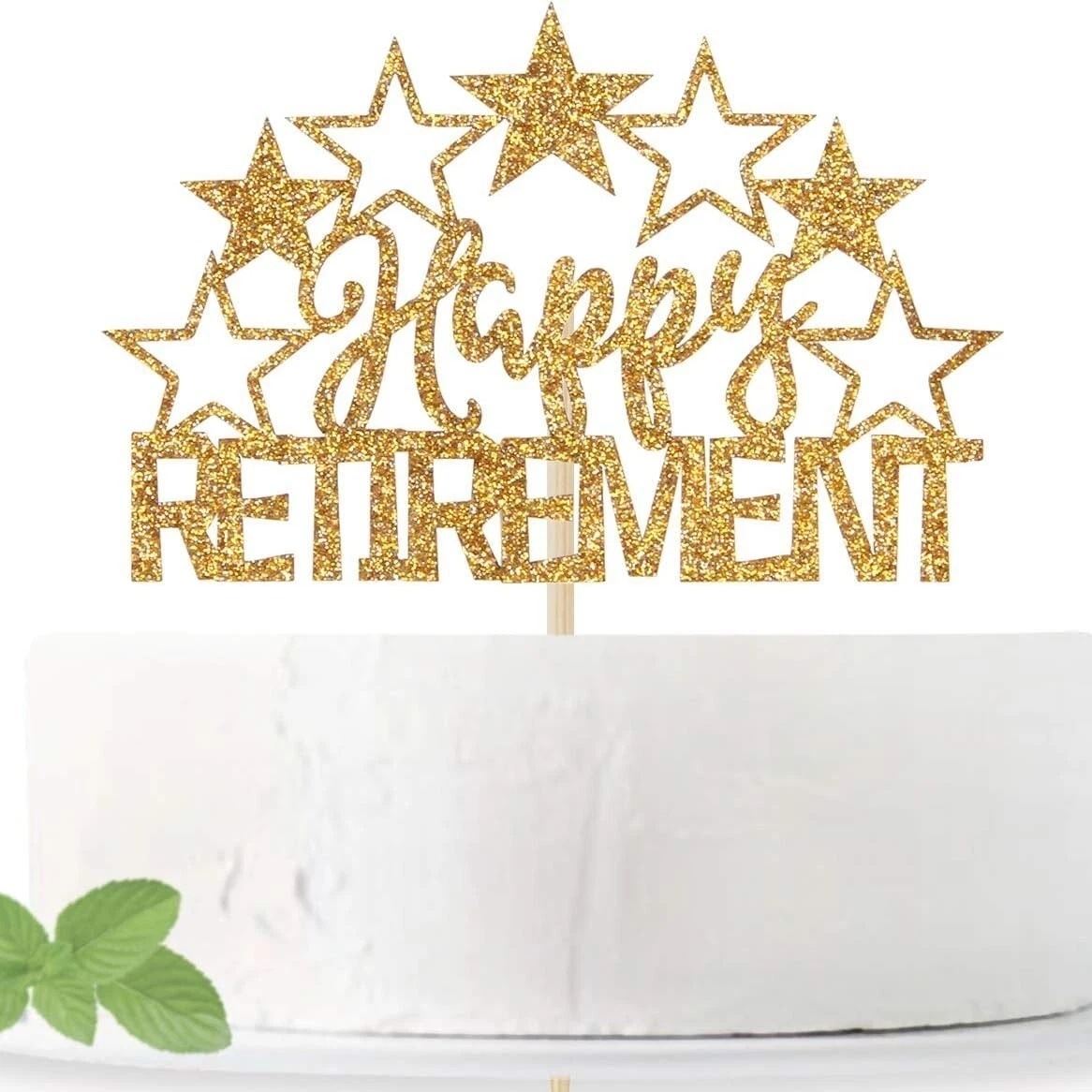 Buy Happy Retirement Party Cake Topper - MyDeal Australia