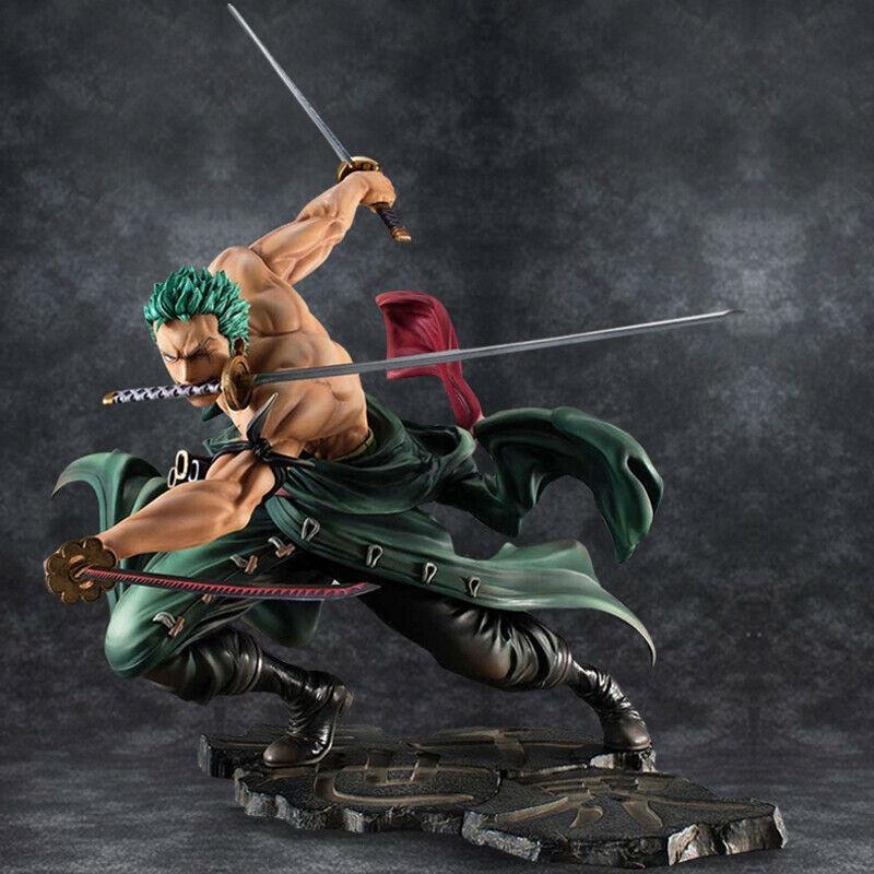 Buy Anime One Piece Zoro PVC Action Figure Toy Model Statue Gift ...