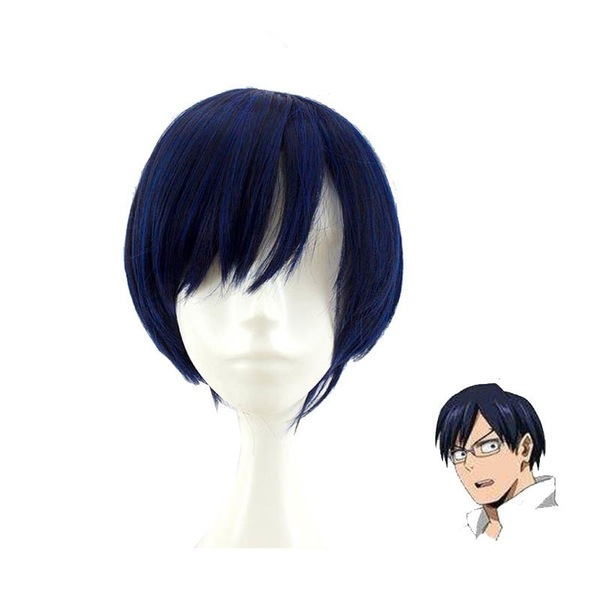 Buy My Hero Academia Wig Tenya Ida Anime Cosplay Costume - MyDeal Australia