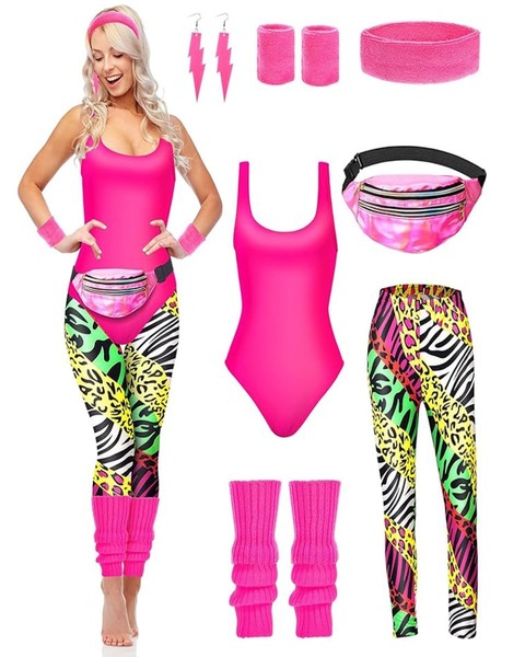Buy 80s Neon Workout Womens Costume - MyDeal Australia