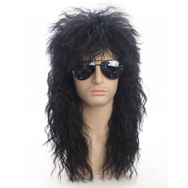 Buy 80s Rock Long Curly Wig - MyDeal Australia