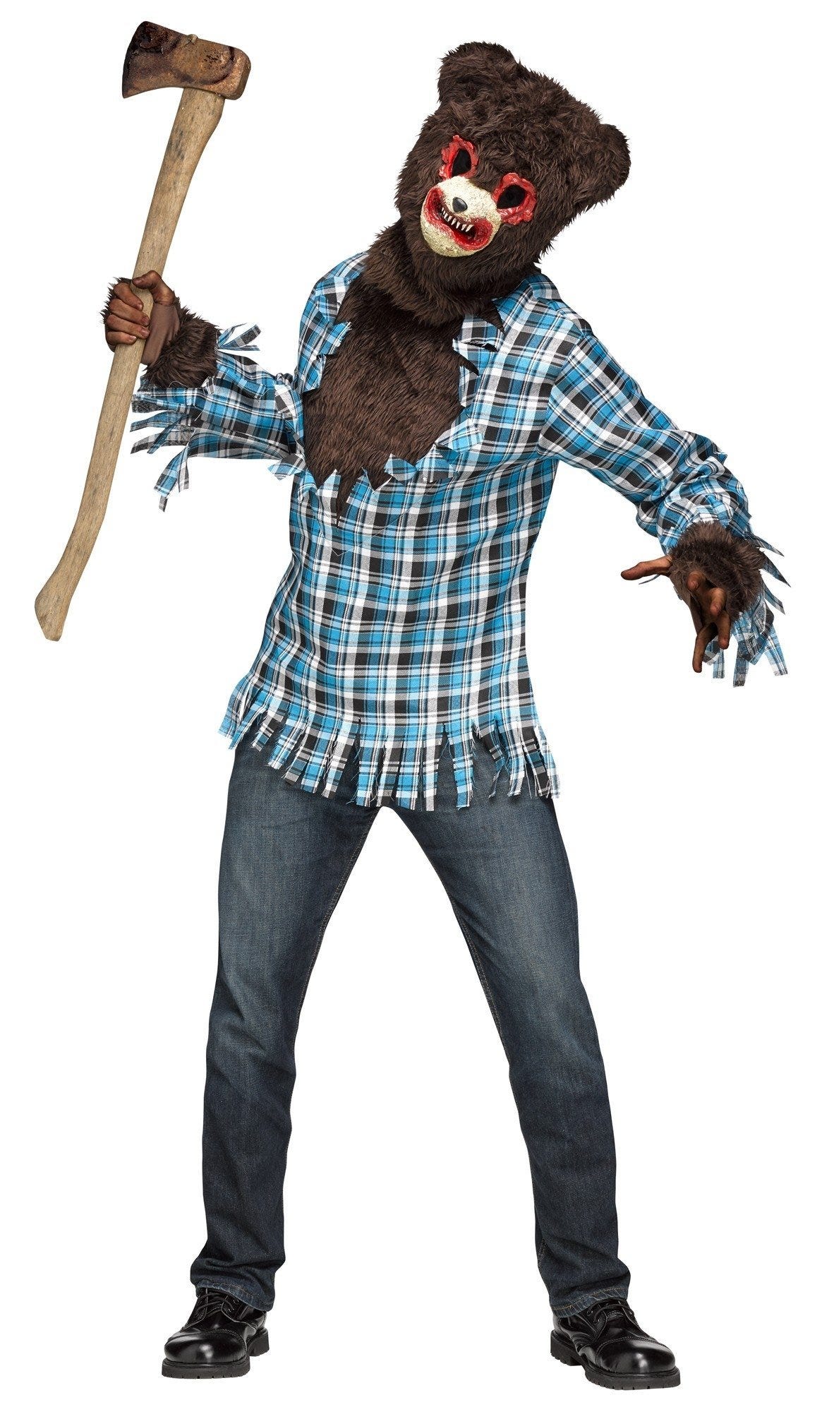 Buy Bloody Teddy Bear Halloween Mens Costume - MyDeal Australia