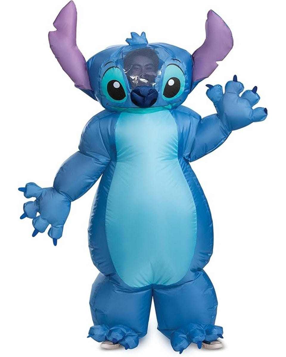 Buy Blue Inspired Stitch Inflatable Costume Suit - MyDeal Australia