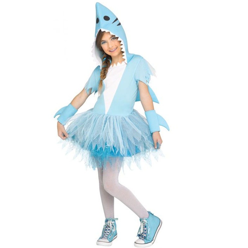 Buy Blue Shark Dress Up Girls Costume - MyDeal
