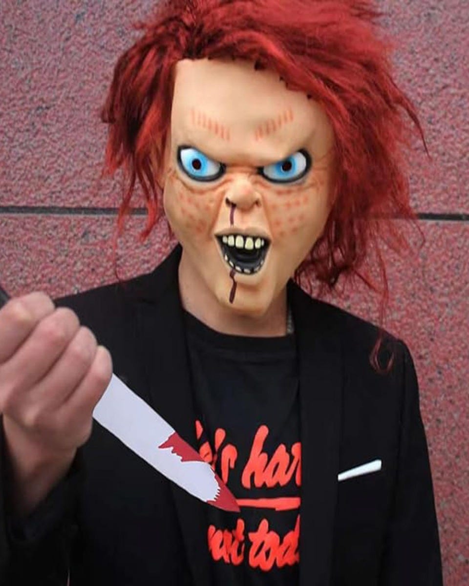 Buy Chucky Latex Costume Full Mask - MyDeal Australia