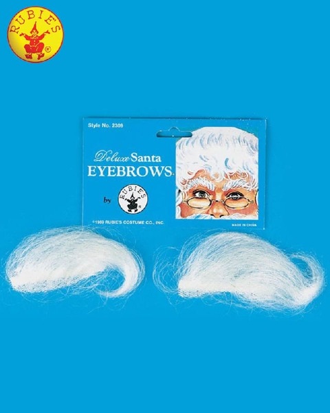 Buy Deluxe Santa Costume Eyebrows - MyDeal Australia