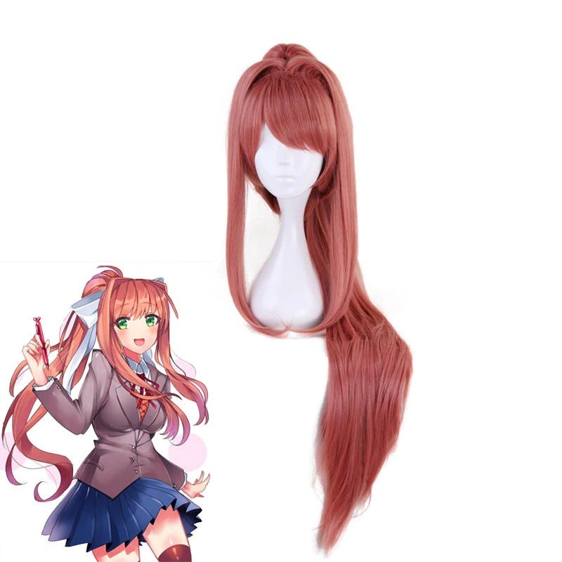 Buy Doki Doki Literature Club Costume Wig - MyDeal Australia