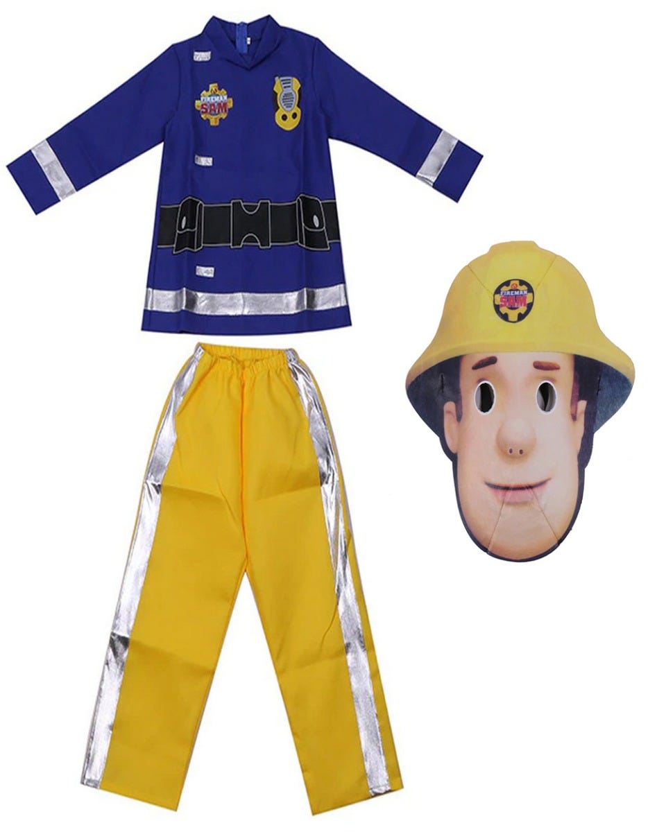 Buy Fireman Sam Rescue Boys Costume - MyDeal Australia