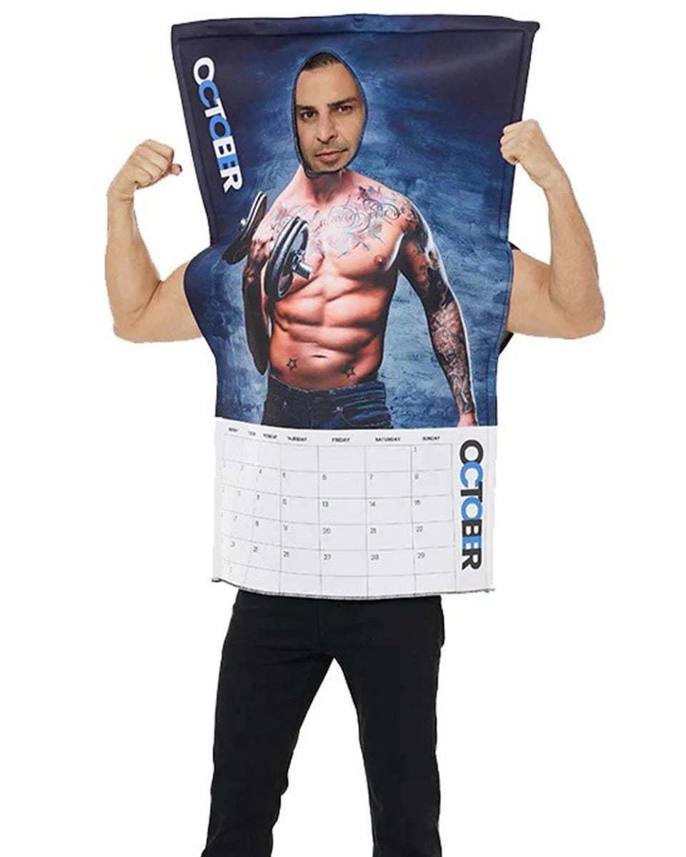 Buy Funny Calendar Muscle Man Costume - MyDeal Australia