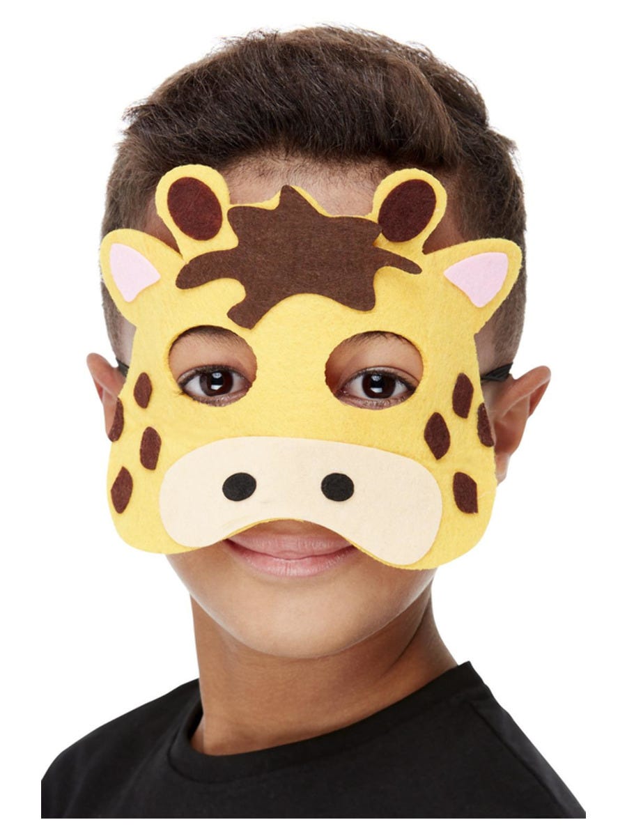 Buy Giraffe Felt Costume Mask - MyDeal Australia