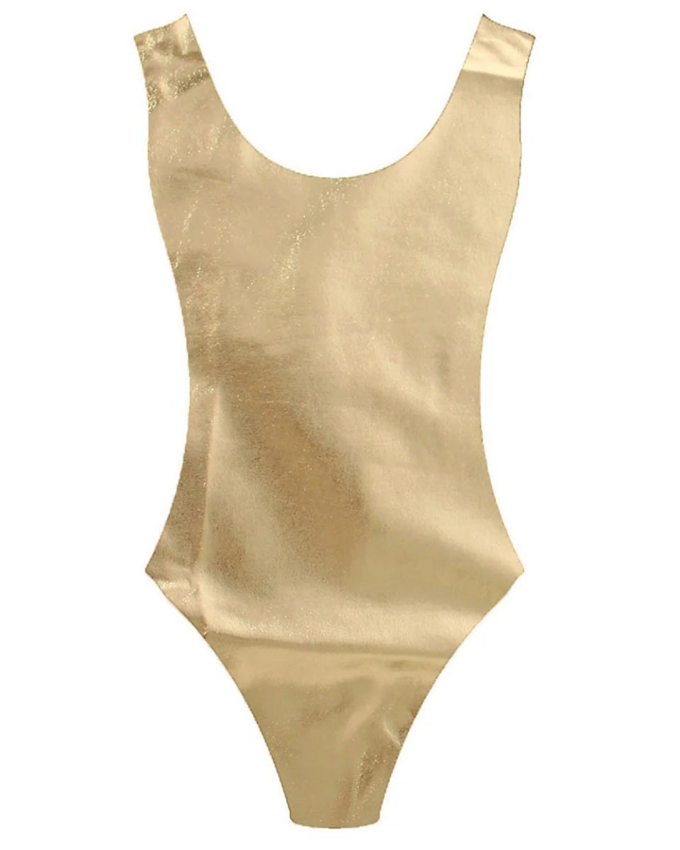 Buy Gold Metallic Leotard - MyDeal Australia