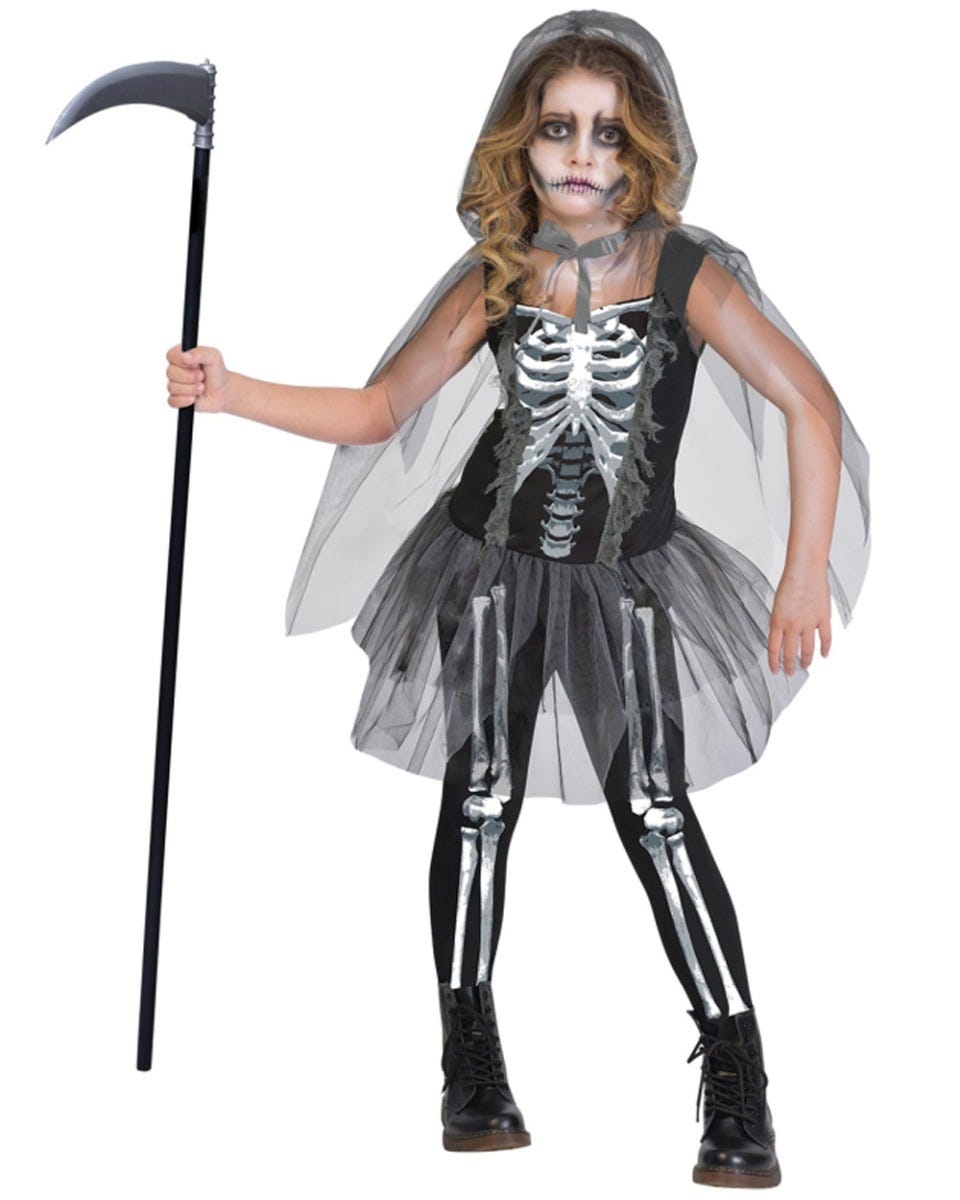 Buy Grim Reaper Girls Costume - MyDeal Australia
