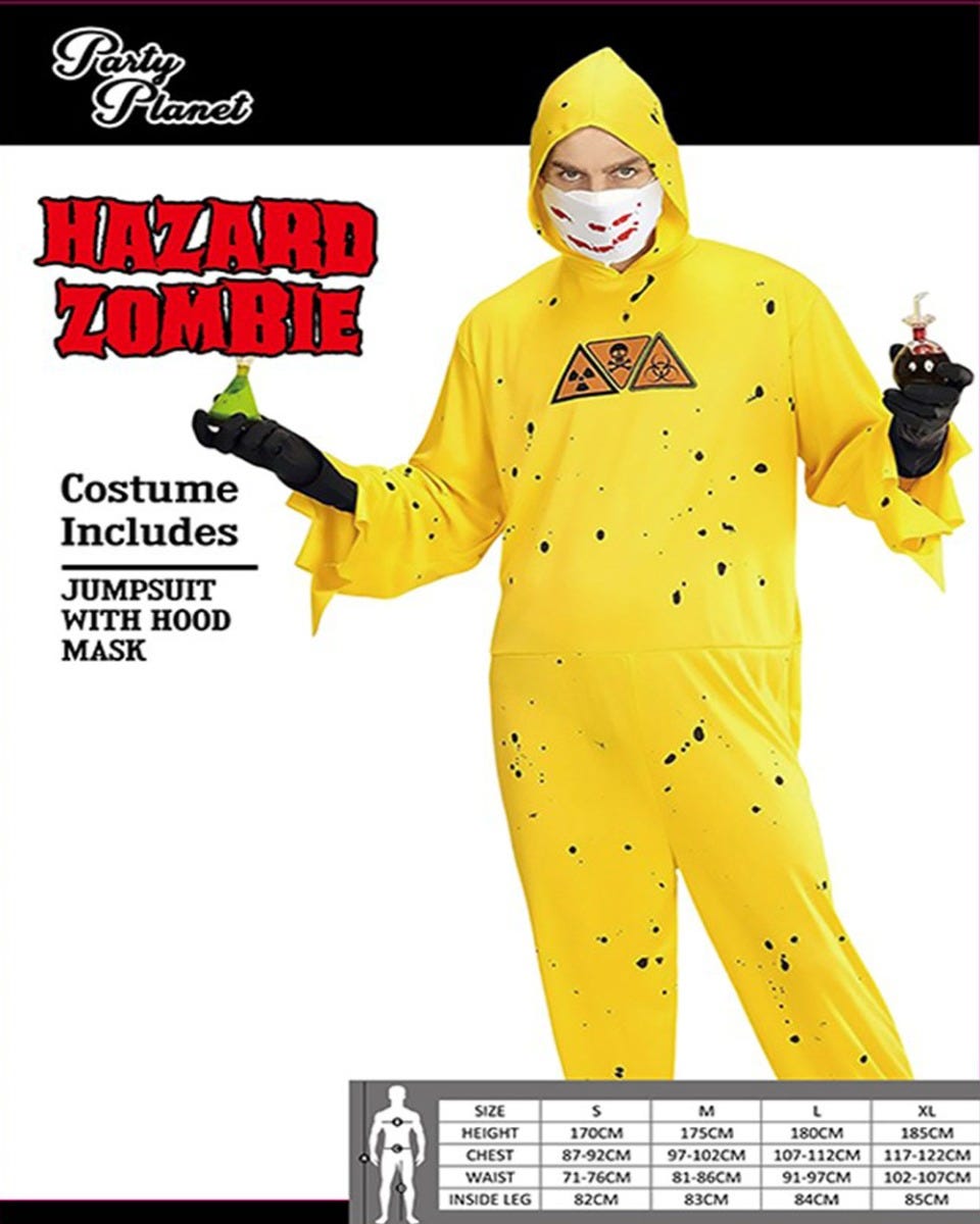 Buy Hazard Zombie Mens Costume - MyDeal Australia