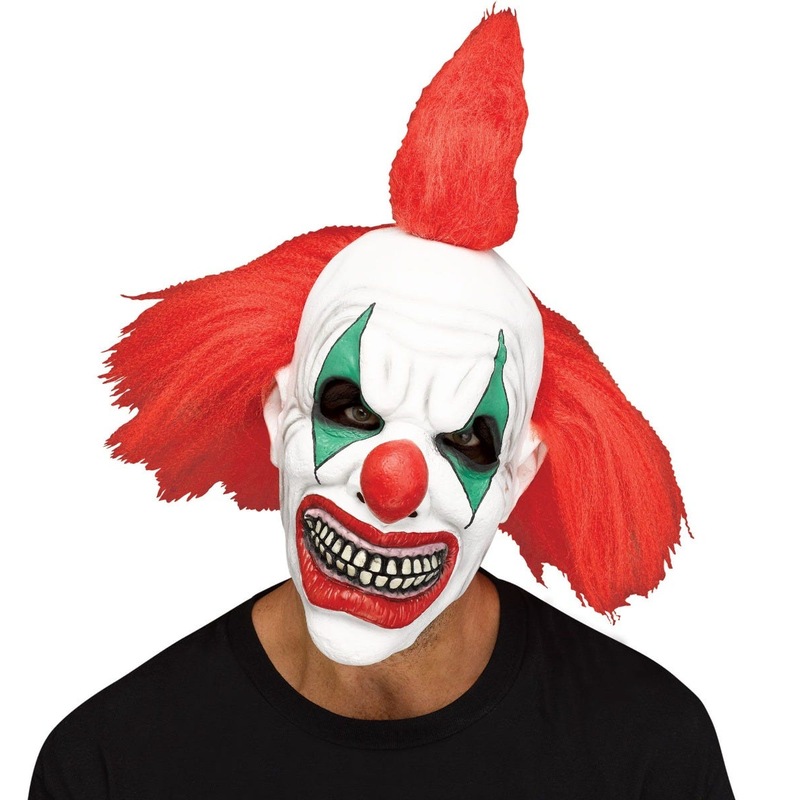 Buy Hooligan Clown Mask with Hair - MyDeal