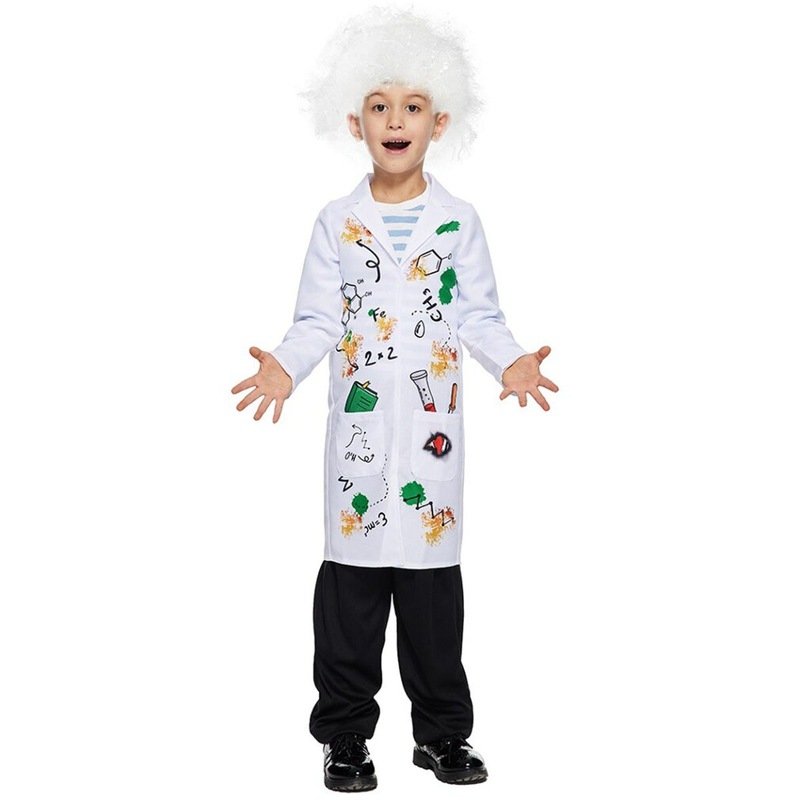Buy Mad Scientist Lab Coat Child Costume - MyDeal