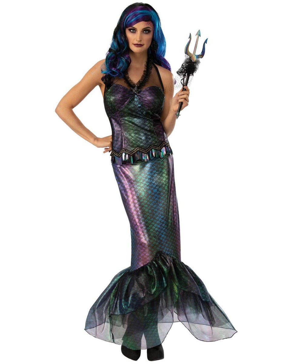 Buy Queen Neptune Of the Sea Womens Costume - MyDeal Australia