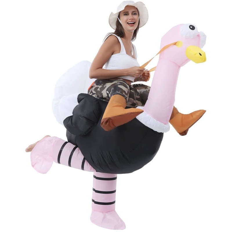 Buy Riding Ostrich Inflatable Costume - MyDeal