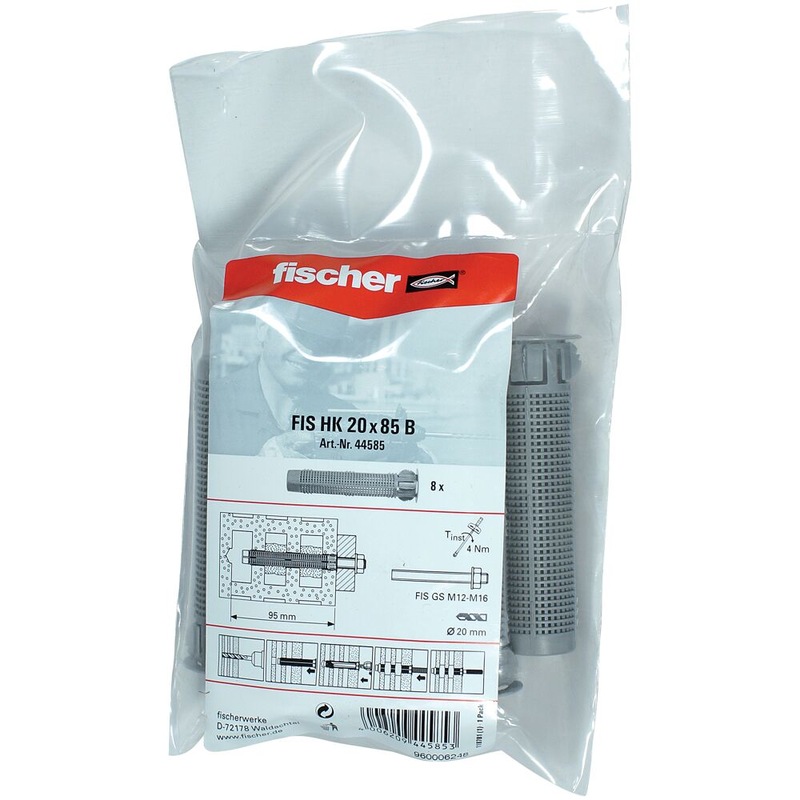 Buy Fischer Chemical Injection Anchor Sleeve Nylon Fischer H 20x85 K ...