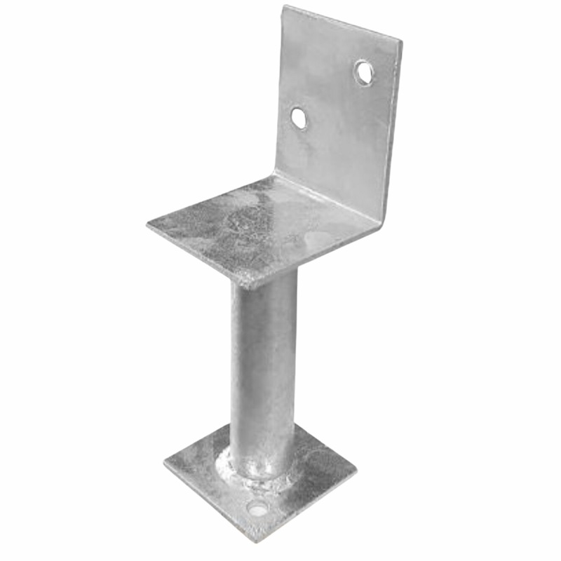 Buy Socrates Building Supplies L Shaped post support galvanised - MyDeal