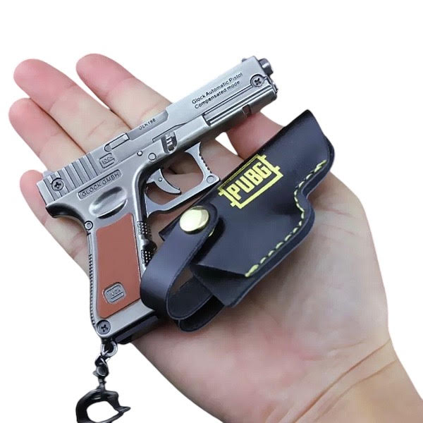 Buy Miniature Toy G18 Replica Gun Diecast Metal Model Keychain - MyDeal ...