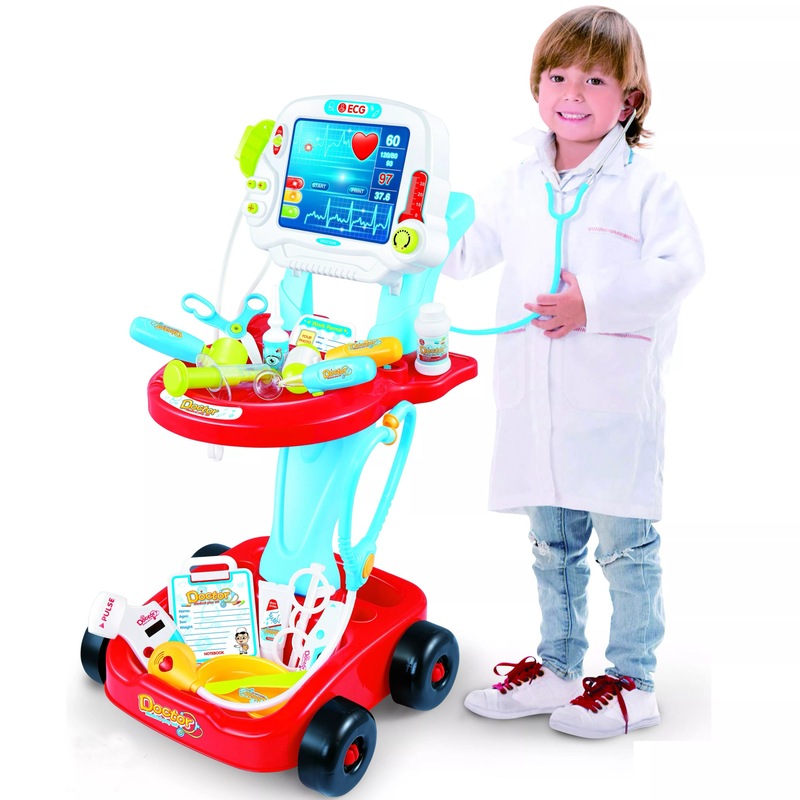 Buy Premium Doctors Trolley Play Set - MyDeal