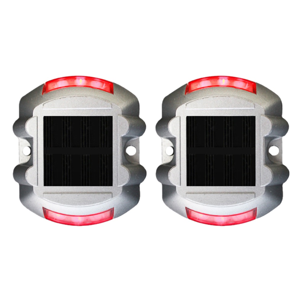 Buy 2Pcs Solar LED Pathway Driveway Light Lamp Dock Step Road Safety ...