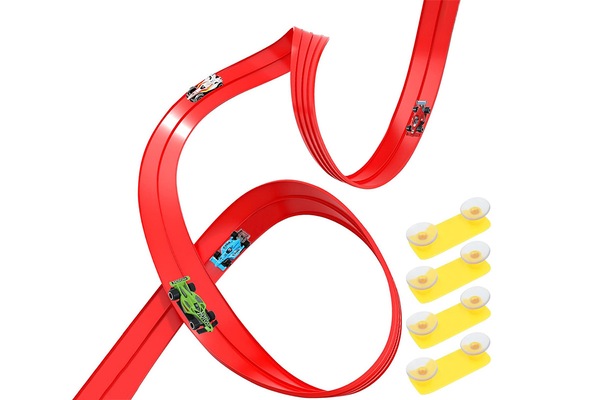 Buy 5 Meter DIY Flexible Car Track Racing Set for little ones Indoor ...