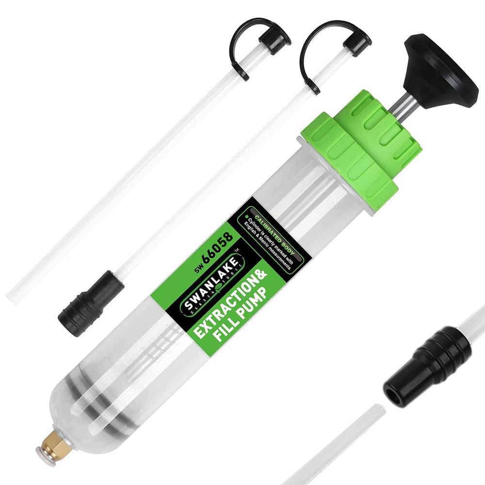 Buy 500CC Waste Oil Fluid Extractor Pump Manual Suction Vacuum Fuel Car ...