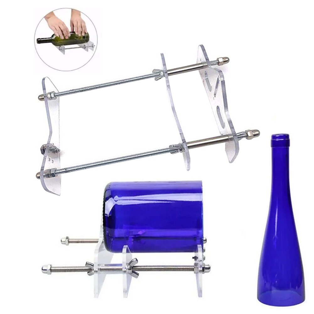 Buy Adjustable Sizes Round Glass Bottle DIY Cutting Tools Set - MyDeal ...