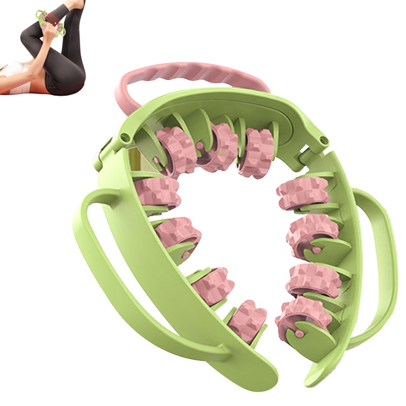 Buy Annular Leg Clamp Massager 11 Roller Detachable Device for Neck ...