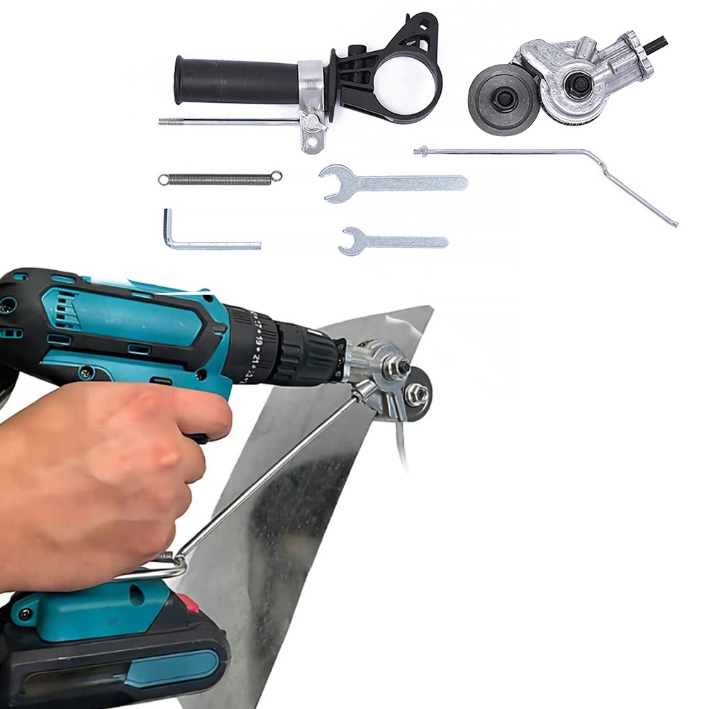 Buy Electric Drill Plate Cutter DIY Metal Drill Attachment for Cutting ...