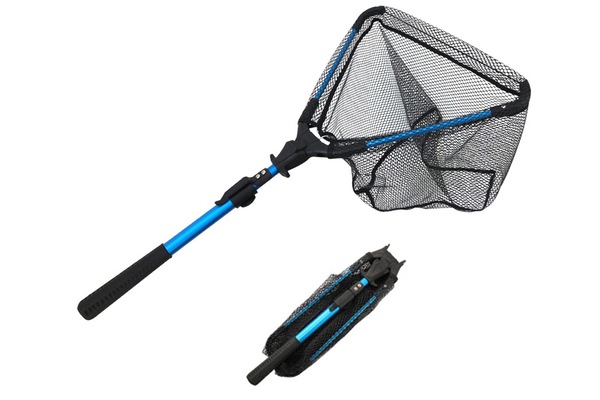 Buy Foldable Fishing Net Aluminum Handle for Steelhead Salmon Fly Kayak ...