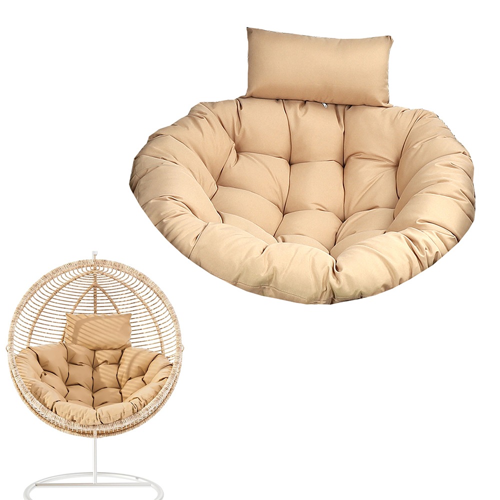 Buy Hanging Egg Chair Cushion Outdoor Cushion Replacement-Khaki ...