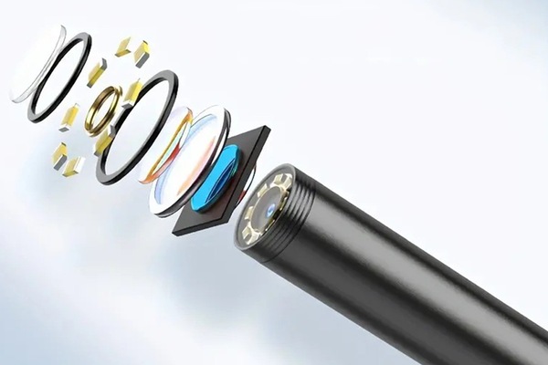 Buy HD Endoscope Camera With 8 Adjustable LED Light Snake Borescope ...