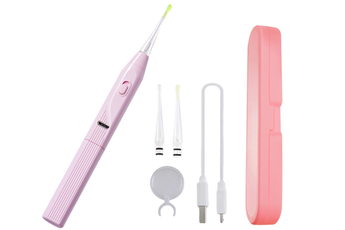 Buy LED Lighted Ear Cleaner Kit USB Rechargeable Ear Wax Removal Tool ...