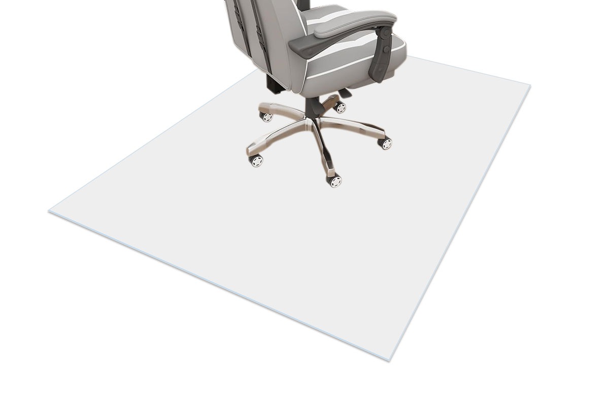 Buy Non Slip Office Chair Desk Floor Mat Computer Carpet PVC Plastic ...