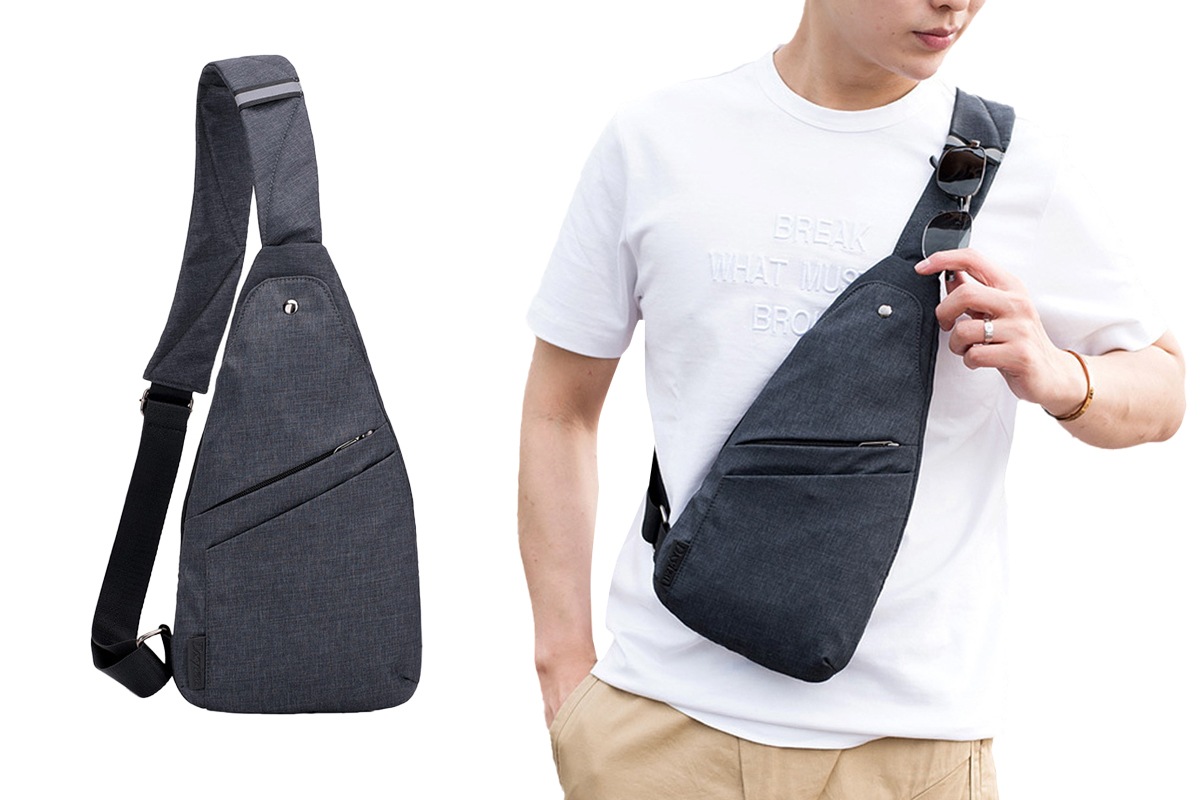 Buy Slim Anti-Thief Sling Bag Crossbody Personal Pocket Bag Chest ...