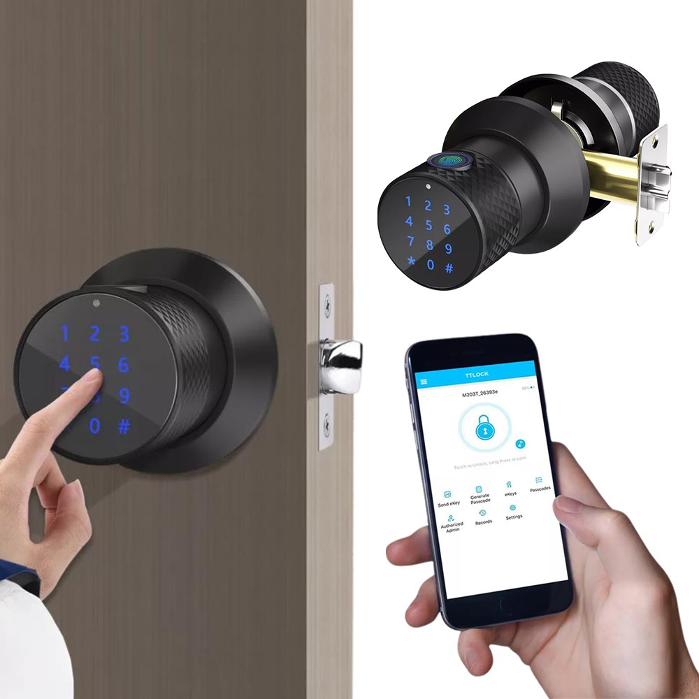 Buy Smart Electronic Keypad Door Knob Entry Door Lock Touch Code ...