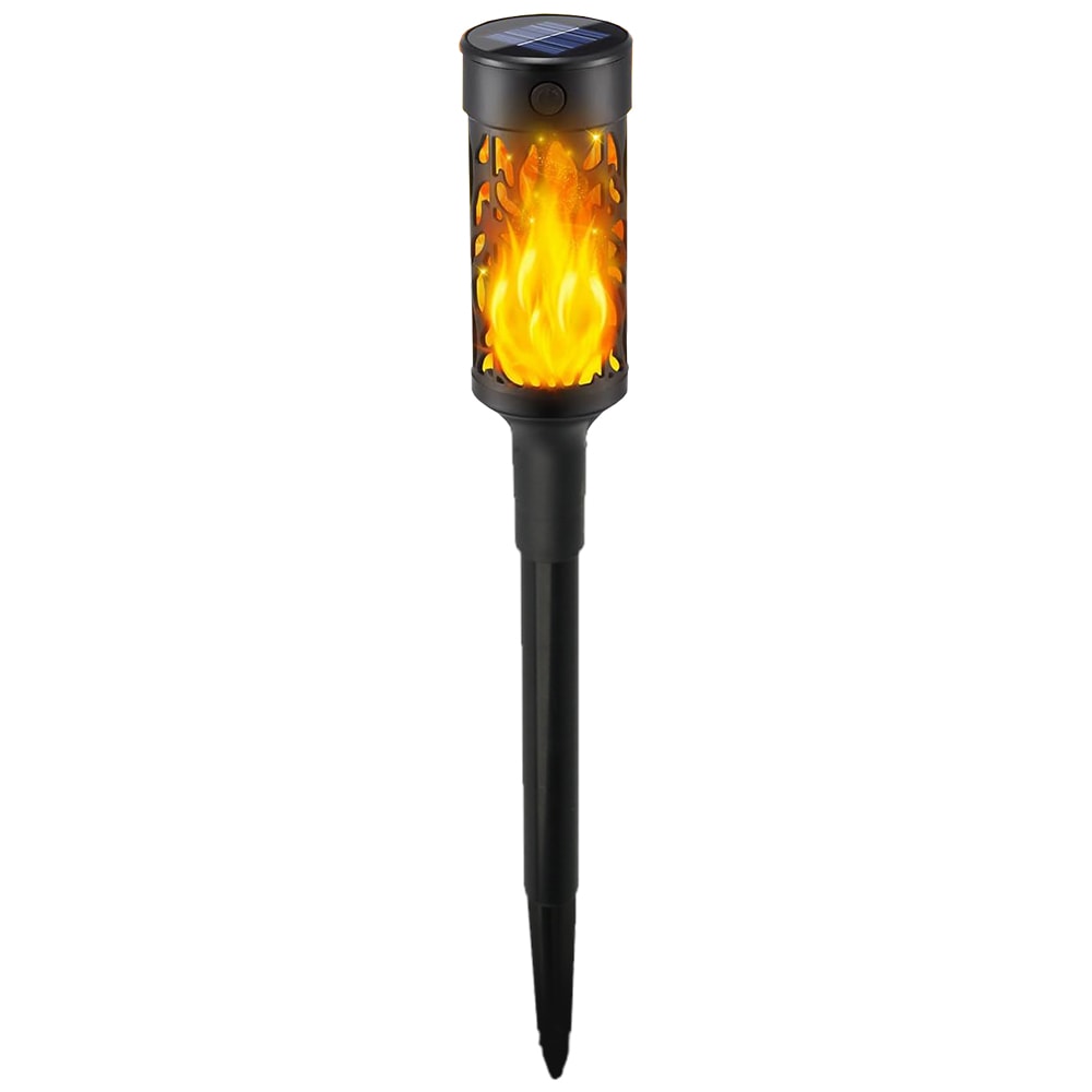 Buy Solar LED Tiki Torch with Flickering Flame Solar Outdoor Light ...