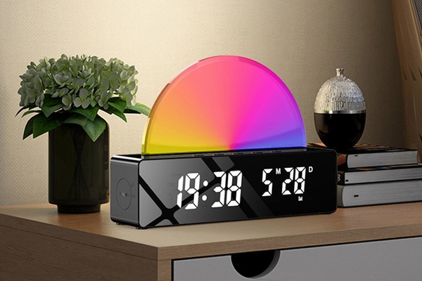Buy Sunrise Alarm Clock LED Color Changing Mood Light with Smart Wake ...