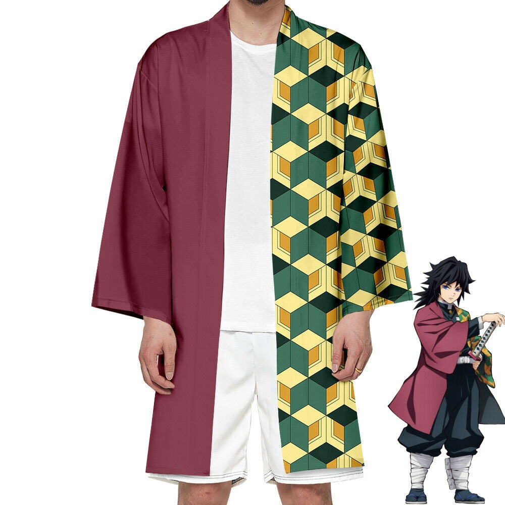 Buy Anime Demon Slayer Giyuu Tomioka Kimono - MyDeal Australia