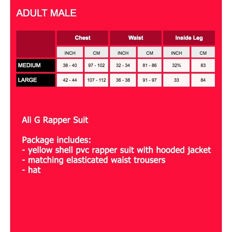 Buy Mens Ali G Rapper Tracksuit - MyDeal