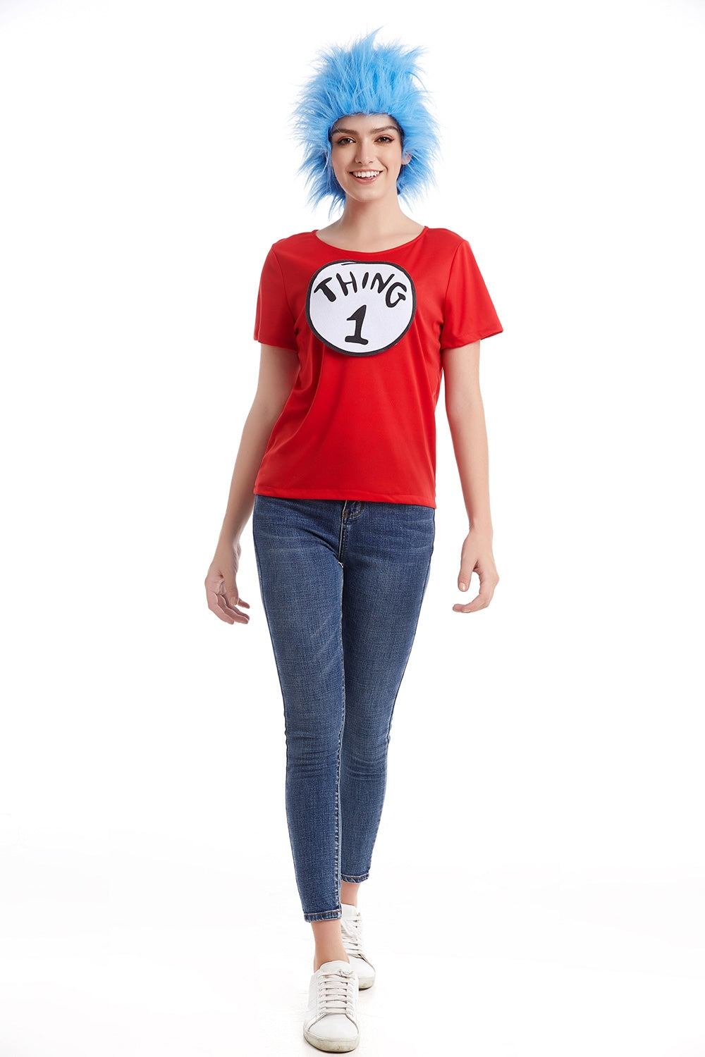 Buy Women Dr Seuss Thing 1 Thing 2 Costume - MyDeal Australia