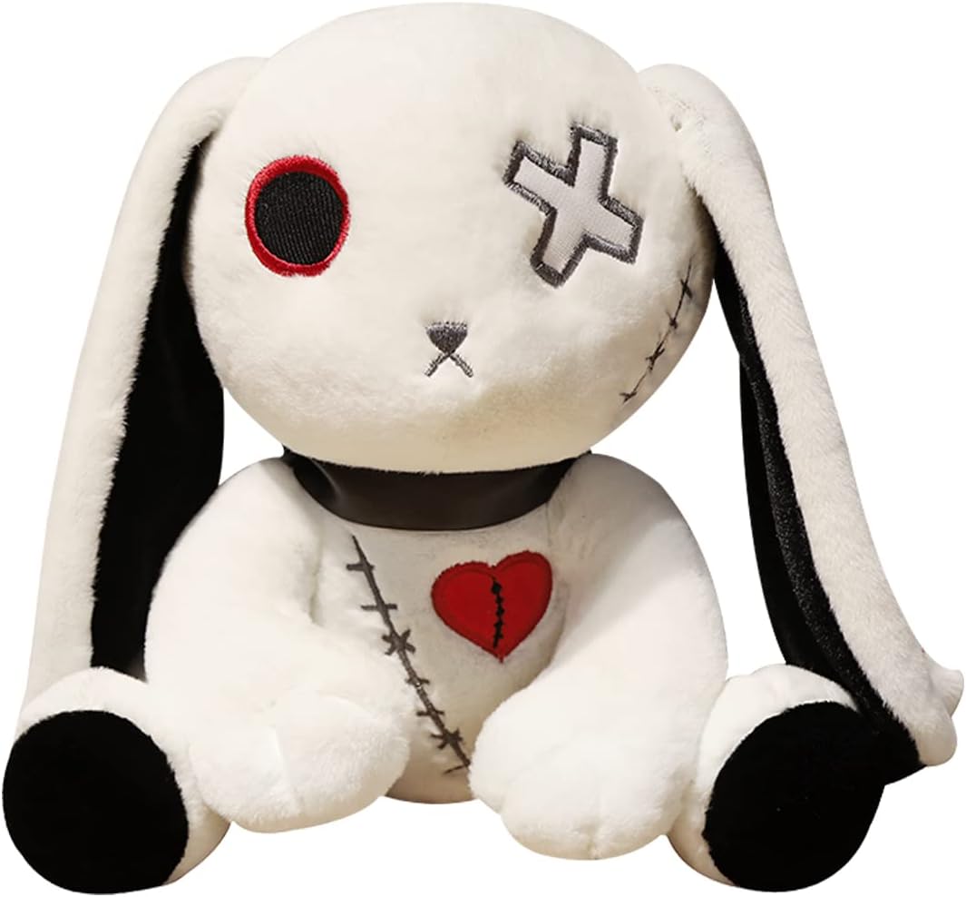 Buy 11.8" Crazy Rabbit Plush - Black Bunny, Halloween/Easter Soft ...