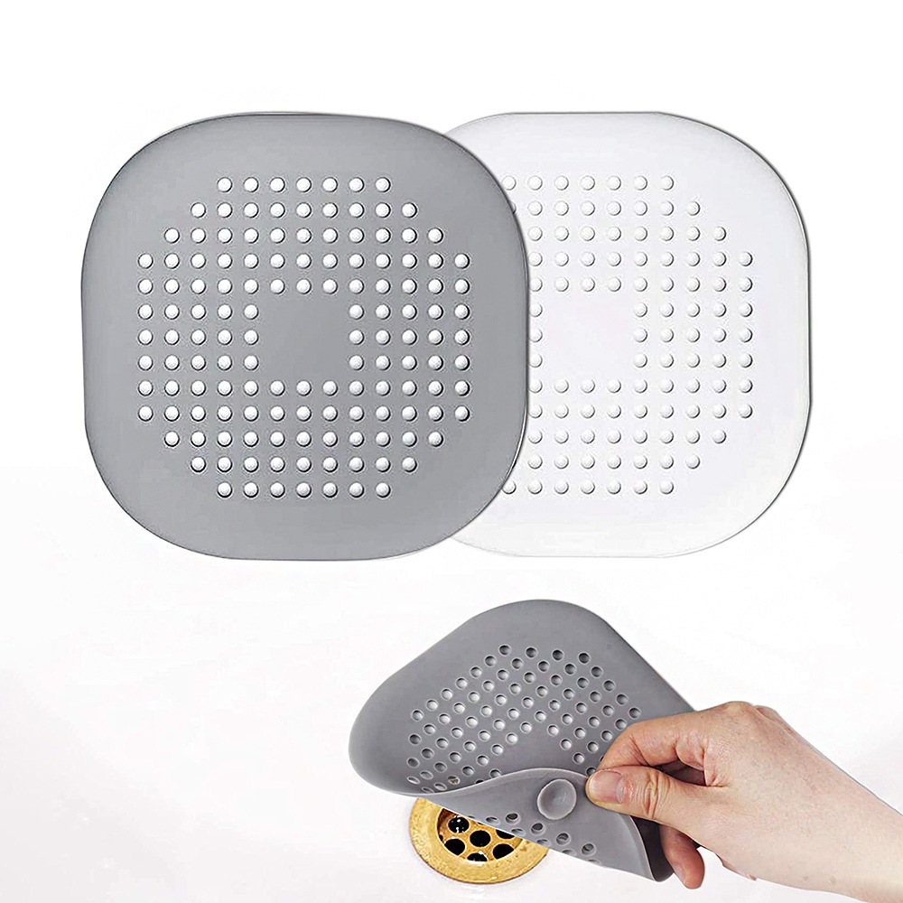 Buy 2 packs Silicone floor drain filter kitchen bathroom sink filter ...