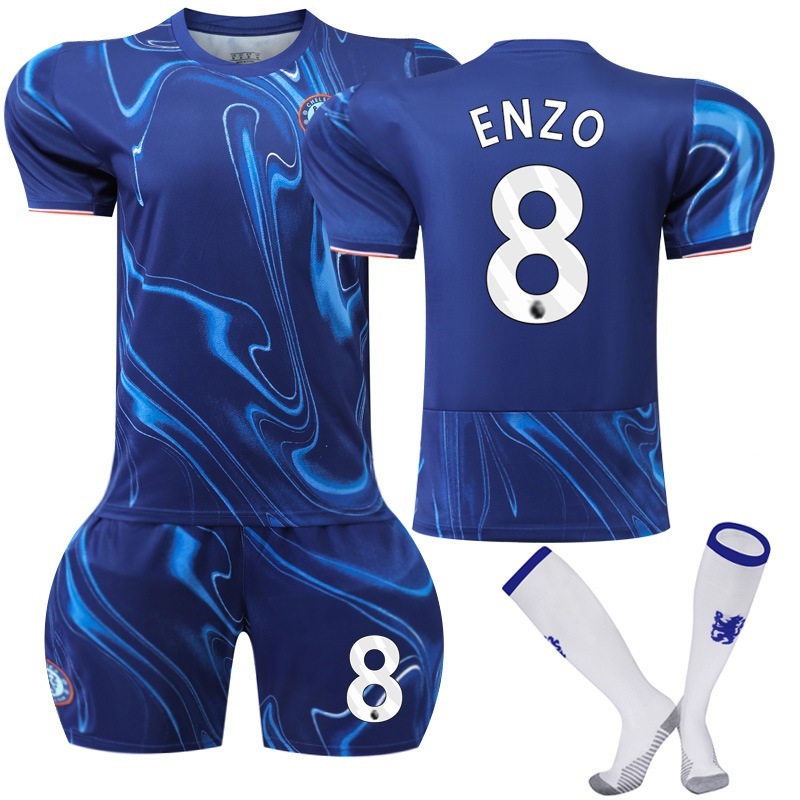 Buy 2425 Chelsea Home Children's Football Jersey No.8 ENZO - MyDeal ...